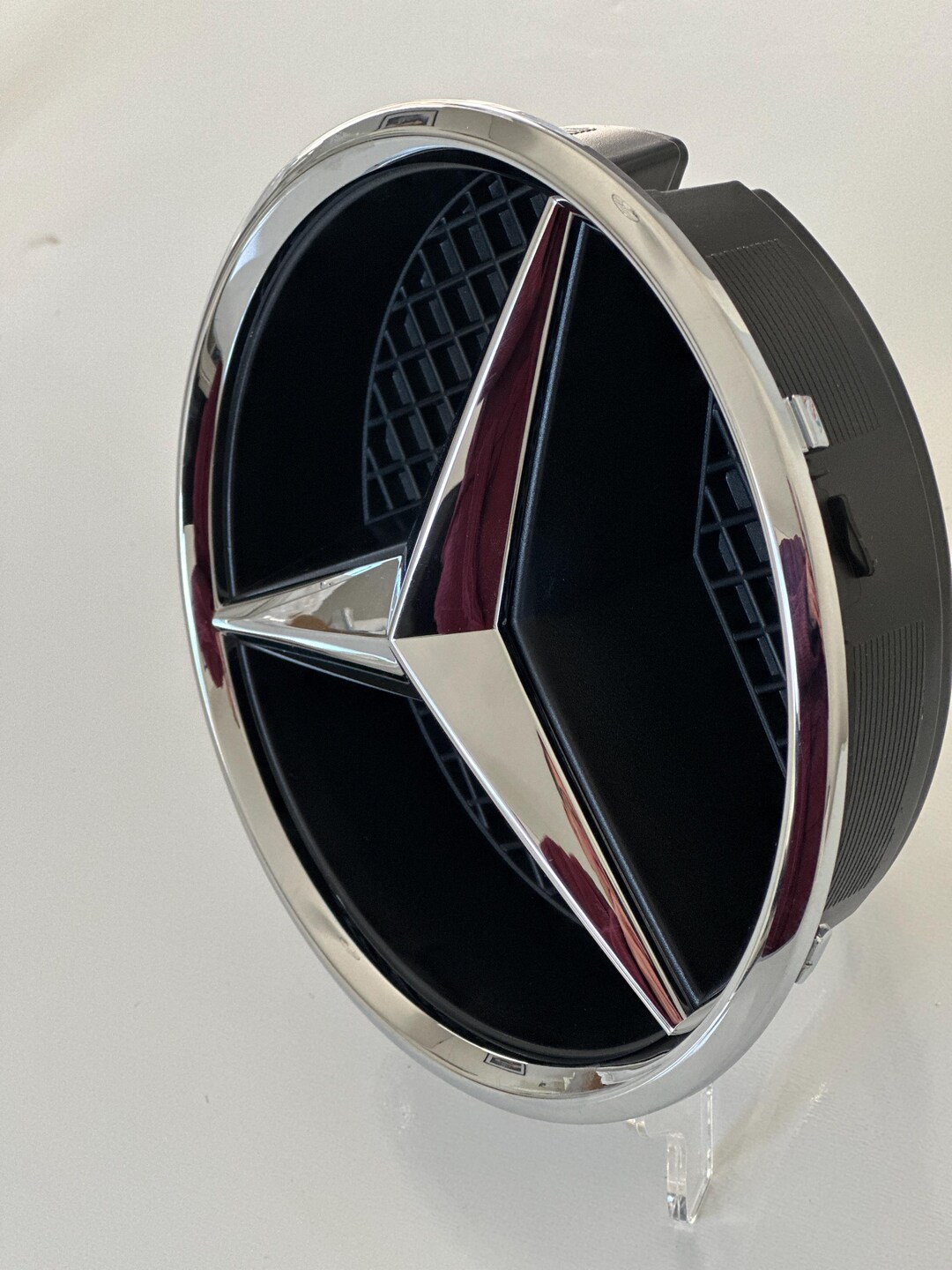 Chrome Emblem Grille Star Badge for Mercedes-benz, 18.5cm, Compatible ...