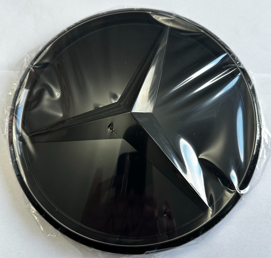 Black Shiny Raised Distronic W206 C200 C300 C43 2021-23 Emblem for New ...