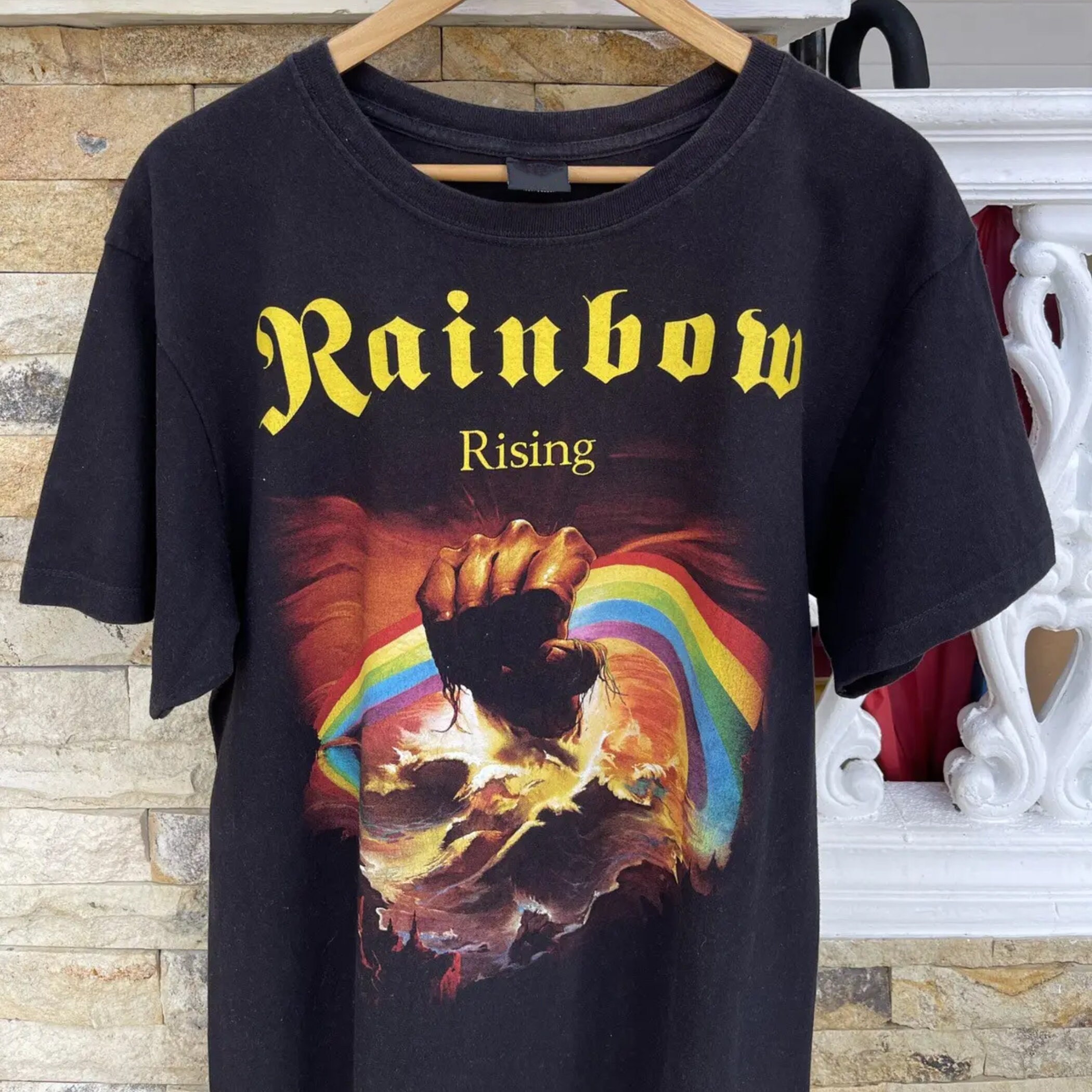 Rainbow rising Album T-shirt, Rainbow Album Cover, Rainbow Rock Band ...