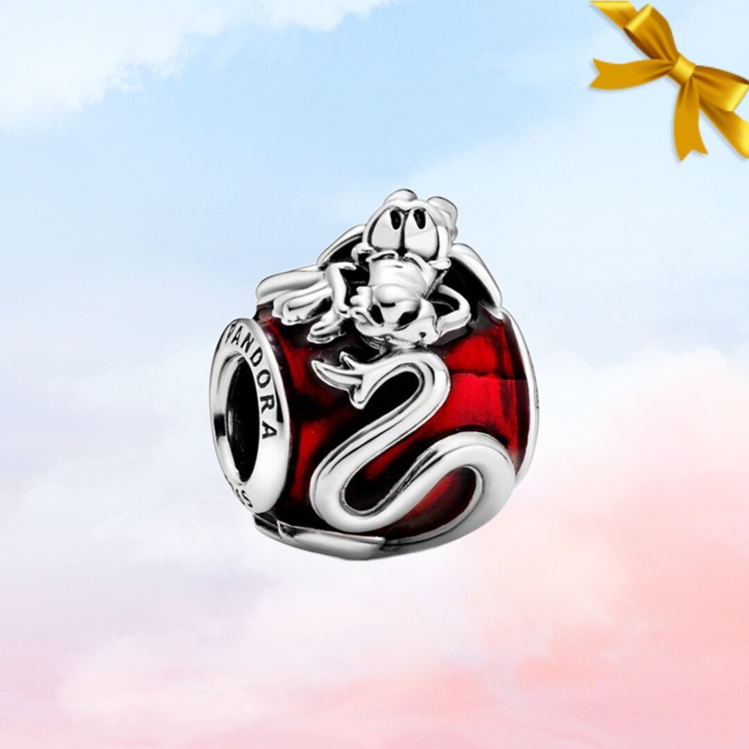 Mulan Mushu Charm New Genuine S925 Sterling Silver Charm for Pandora ...