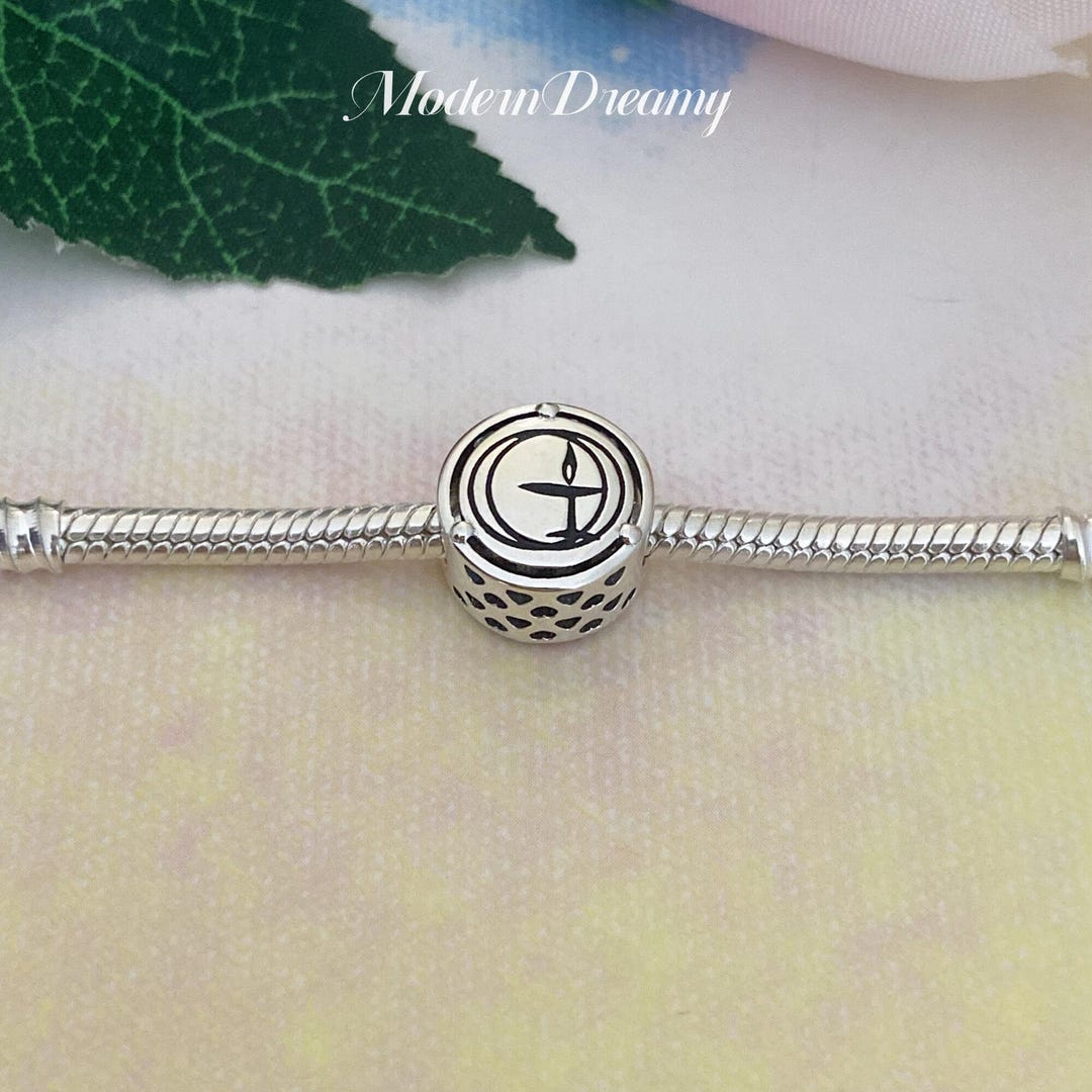 Flaming Chalice Charm,solid 925 Sterling Silver Charm for Bracelet ...