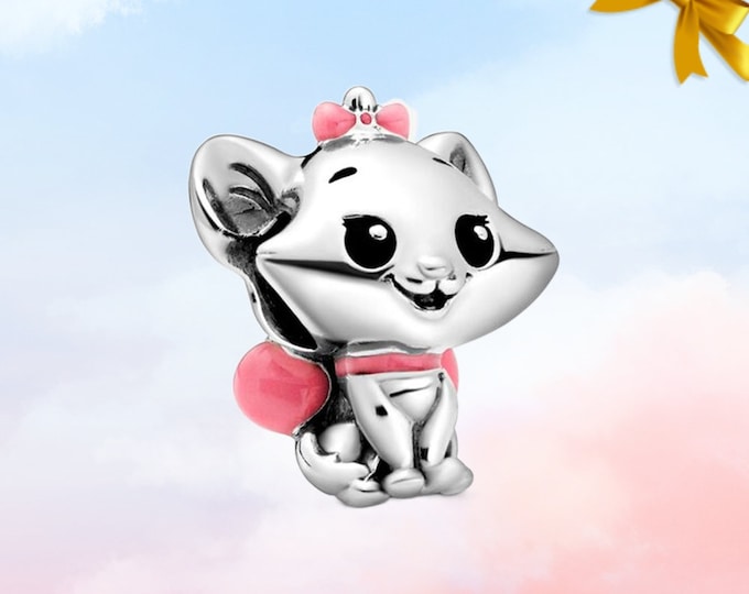 The Aristocats Marie Charm Cat Charm New Genuine S925 Sterling Silver ...