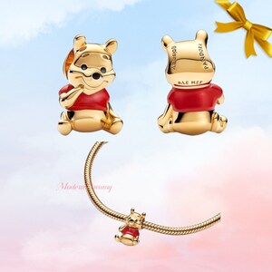 Winnie the Pooh Charm Collection Eeyore Tigger Piglet Bear S925 Sterling Silver Charm for ...