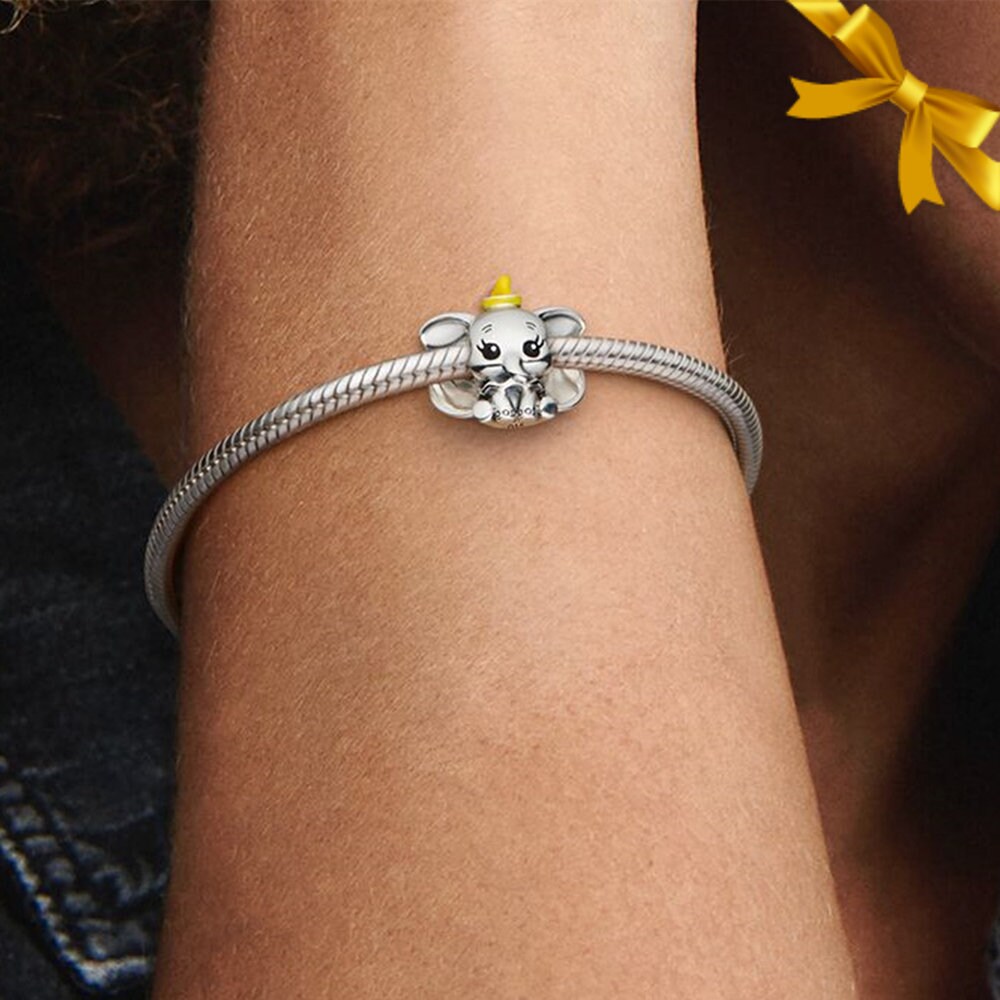 Dumbo Charm New Genuine S925 Sterling Silver Charm for Pandora Bracelet ...
