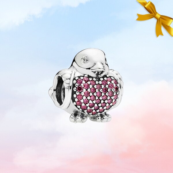 Pandora Robin Charm - Etsy UK