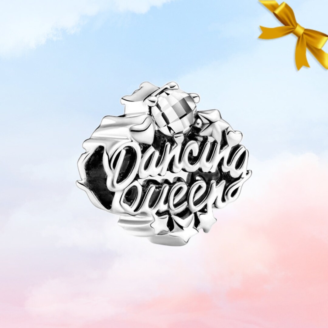 Openwork Dancing Queen Charm New Genuine S925 Sterling Silver Charm for ...