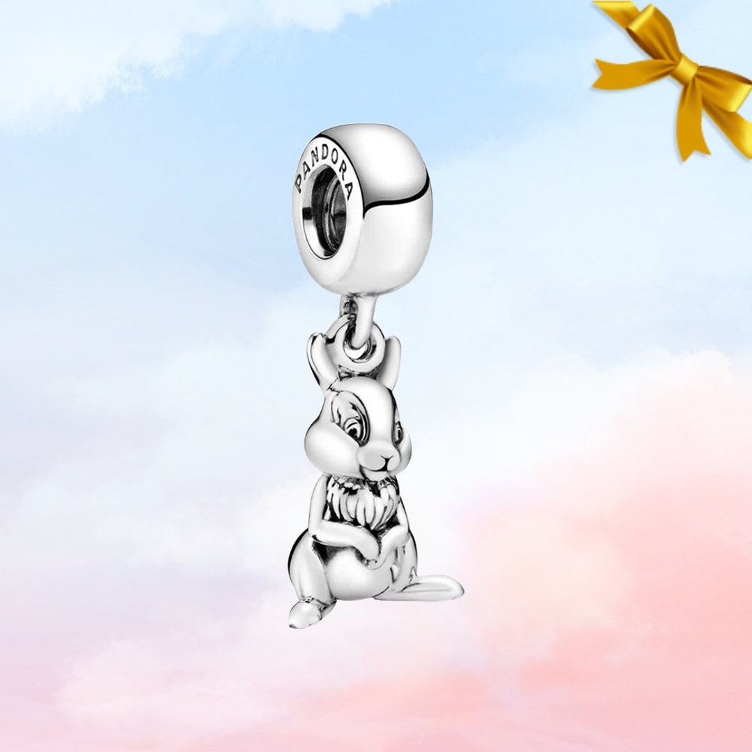 Bambi Thumper Rabbit Dangle Charm New Genuine S925 Sterling Silver ...