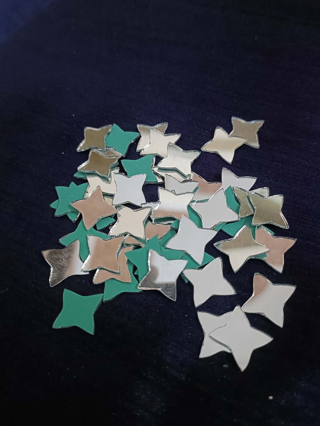 1000 Pcs Star Shape Small Mirrors Embroidery Mirrors Lippan Art Mirrors ...
