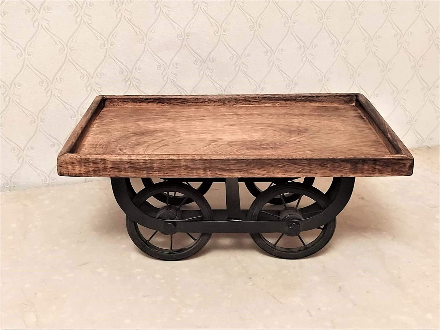 Handcrafted Wooden Serving Tray Platter Tray/platters/redi/thela With ...