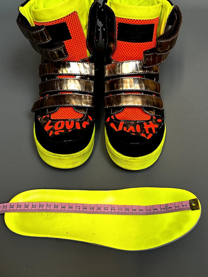 Baskets Louis Vuitton FD 0010 6 1/2 Stephen Sprouse Graffiti, taille 40 ...