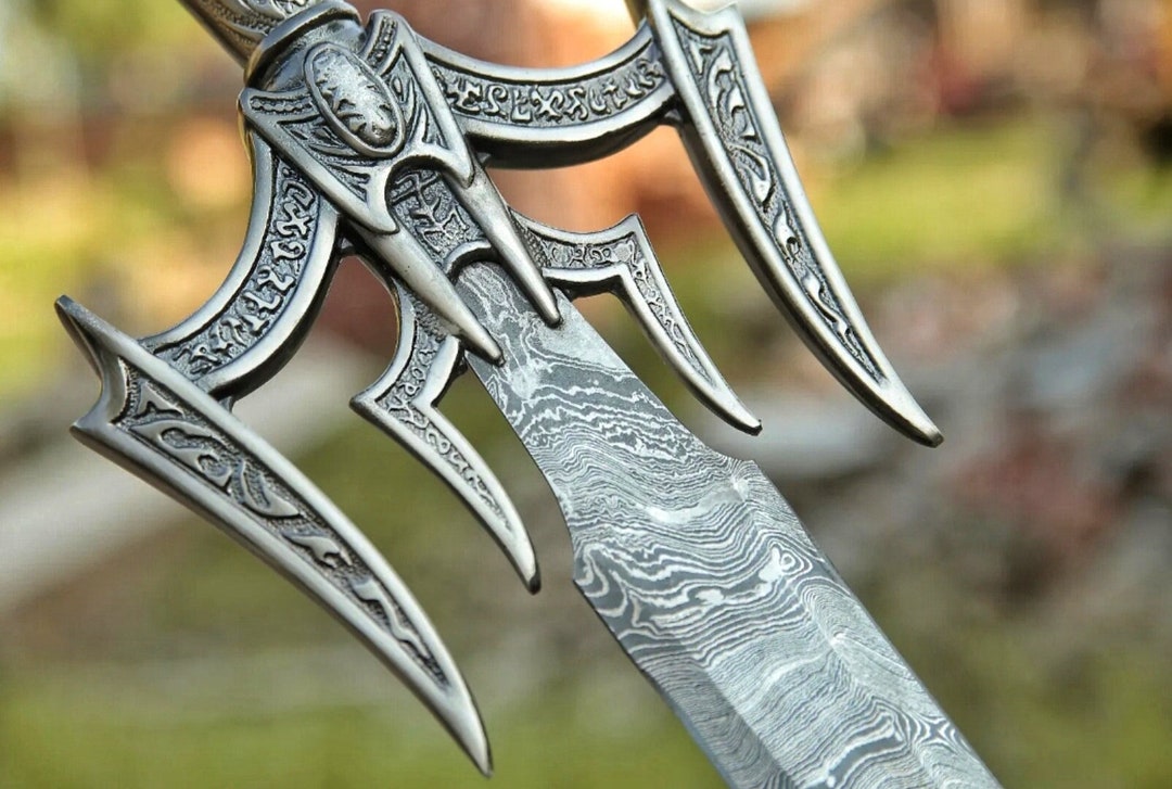 Barbarian Sword Handmade Damascus Steel Sword Brand New - Etsy