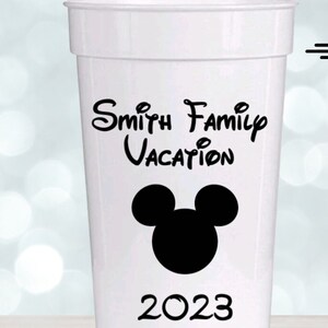 Disney Inspired Family Vacation Cup - Etsy