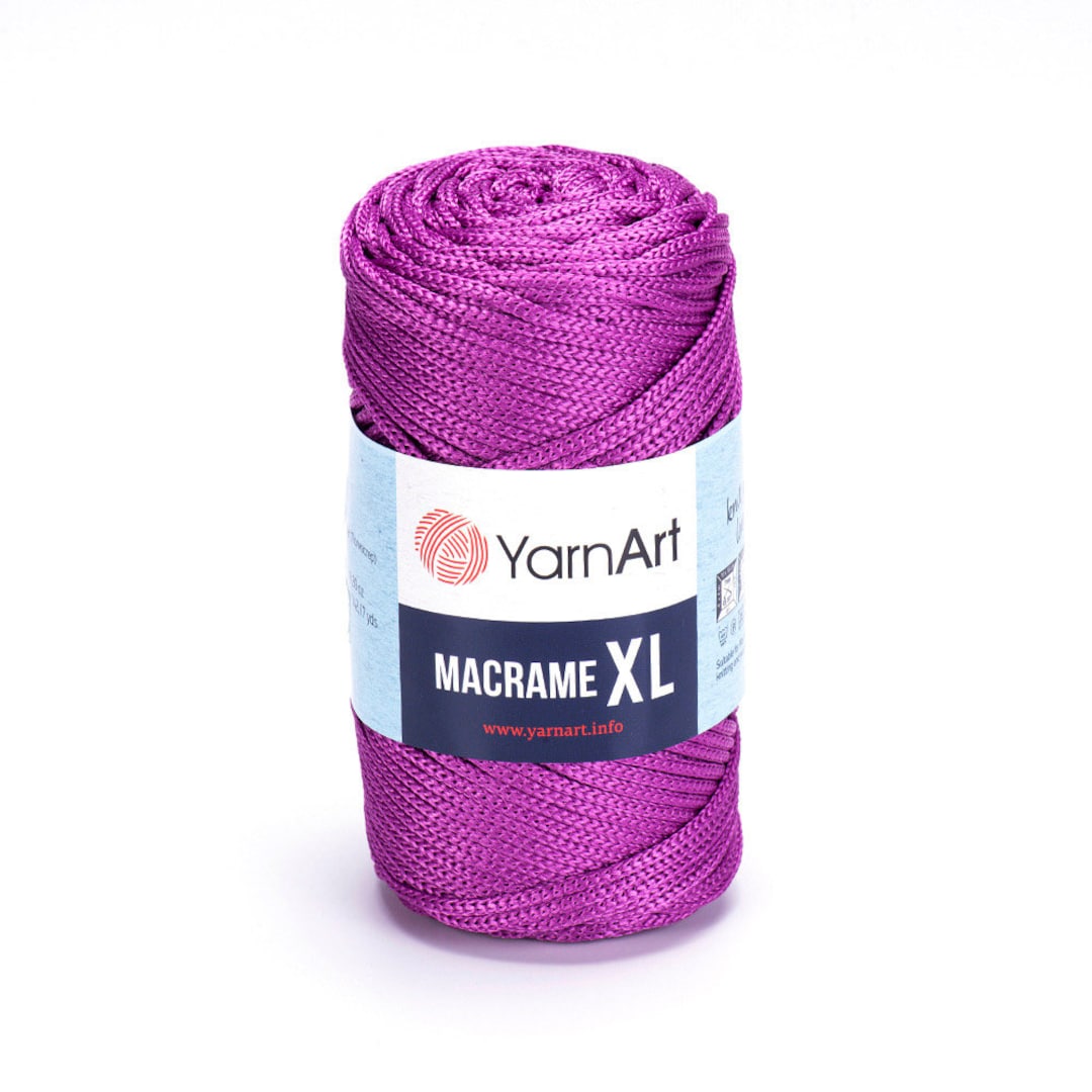 Premium Polyester Macrame Cord Ideal for Hand Knitting, Macrame Bags ...