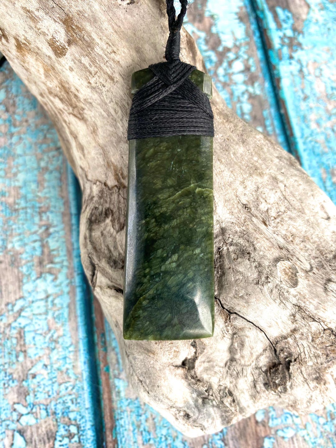 New Zealand Pounamu Greenstone Hei Toki Necklace - Etsy