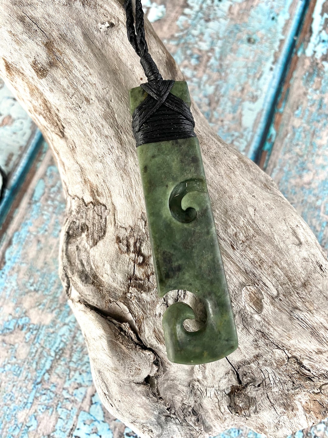 New Zealand Koro Pounamu Greenstone Hei Toki Necklace - Etsy