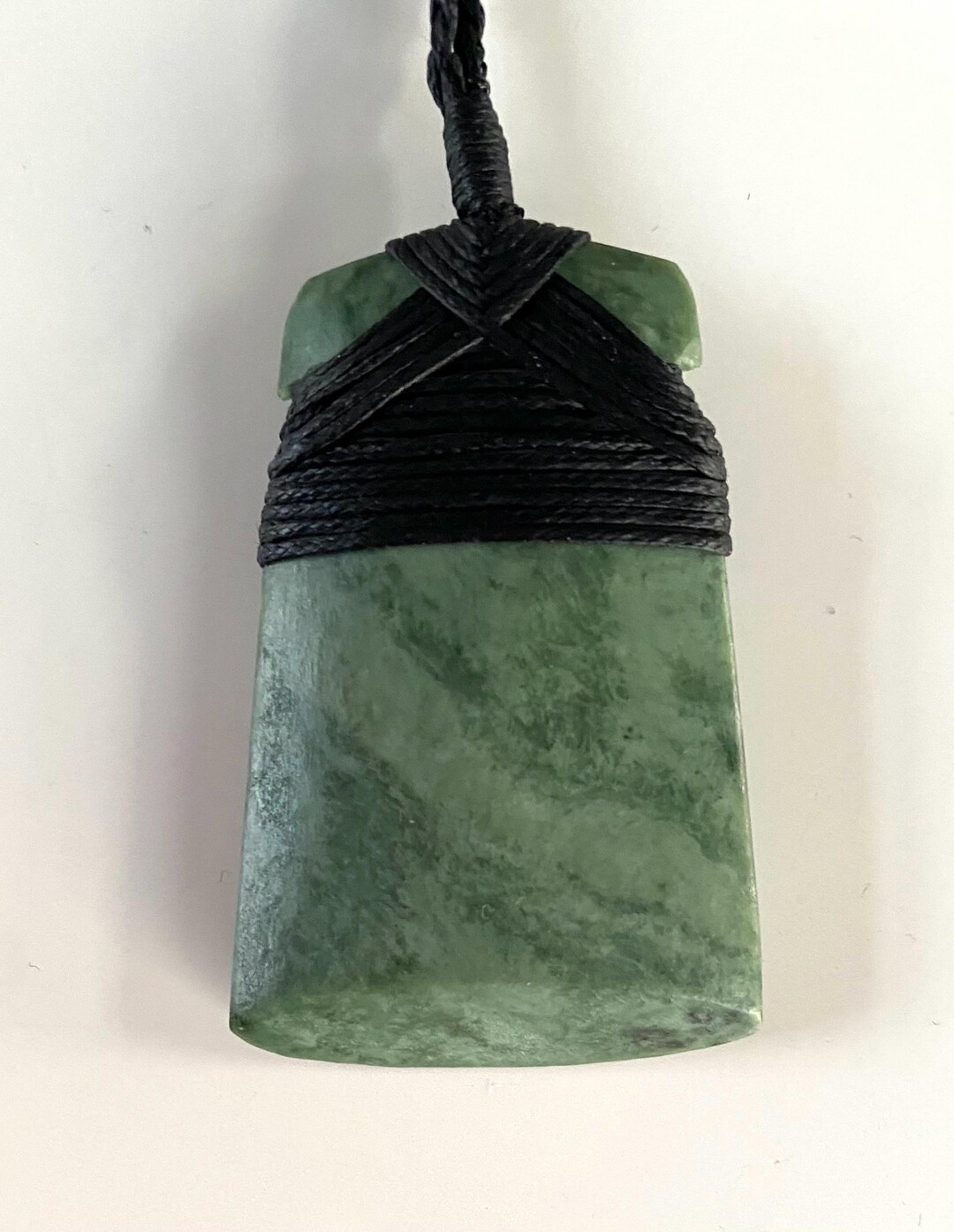 New Zealand Pounamu Greenstone Kōkopu Hei Toki Necklace New Zealand - Etsy