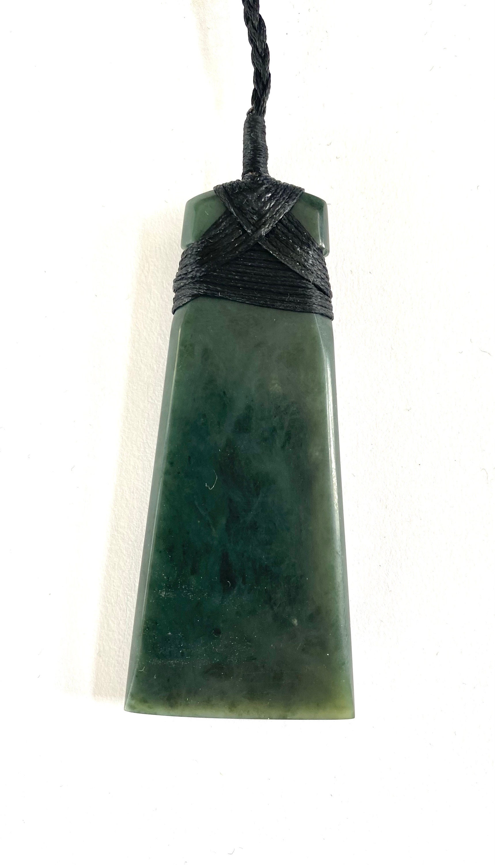 New Zealand Inanga Pounamu Greenstone Hei Toki Necklace - Etsy