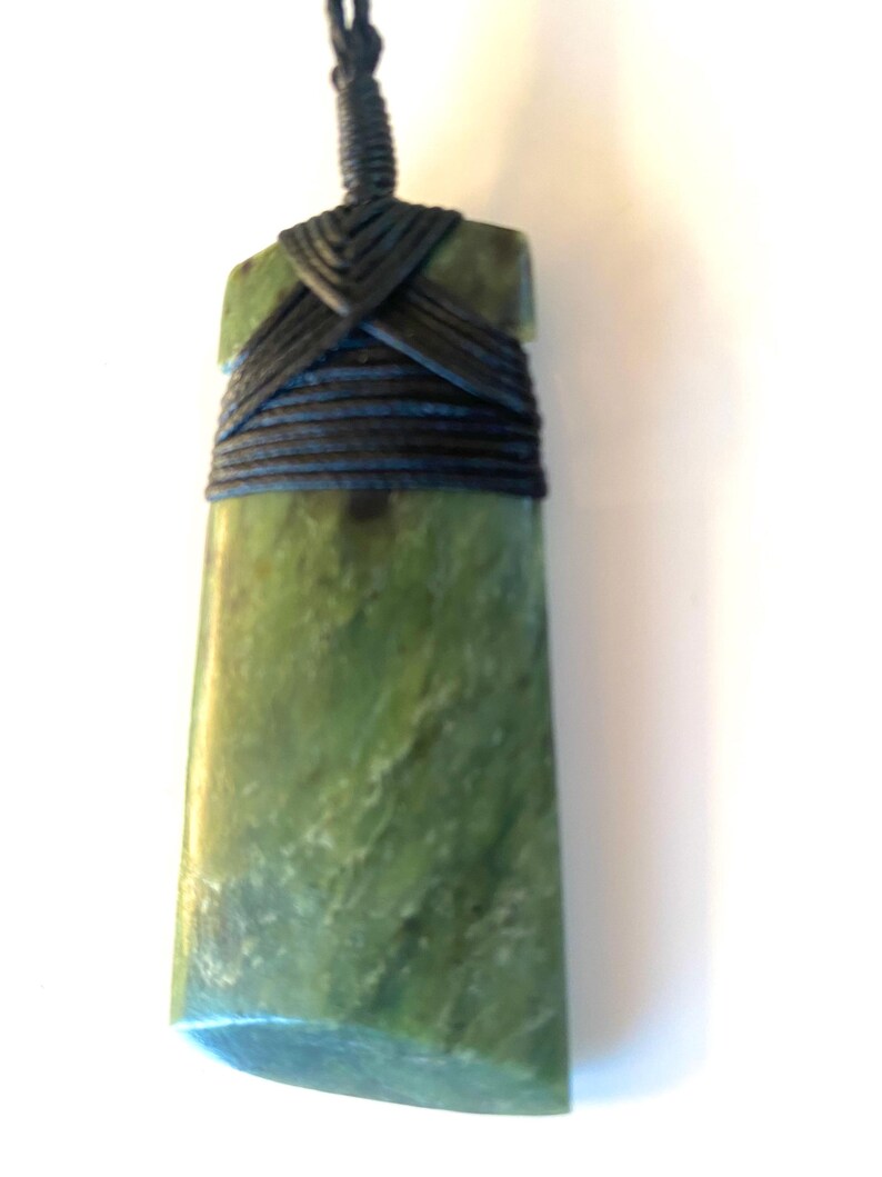 New Zealand Jade Greenstone Pounamu Hei Toki Necklace - Etsy