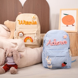 Custom Toddler Backpack With Personalized Name – Perfect School Bag for ...