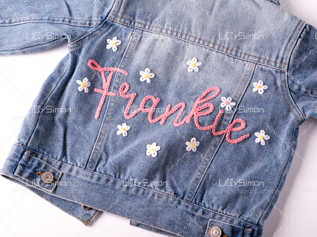 Personalized Baby Denim Jacket: Custom Name Toddler Jean Jacket - Etsy