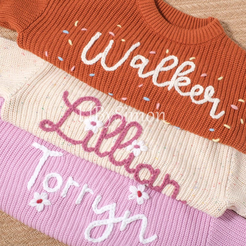 Personalised Jumper Lilac - Etsy