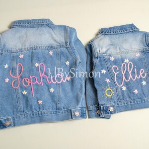 Adorable Custom Denim Jacket: Personalized Baby & Toddler Jean Jacket ...