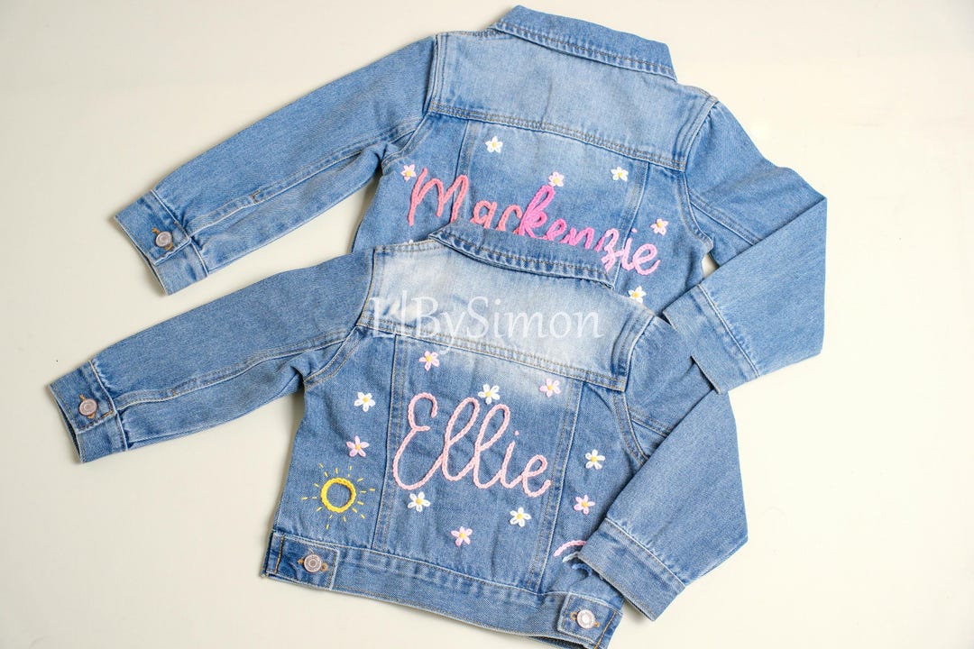 Adorable Custom Denim Jacket: Personalized Baby & Toddler Jean Jacket ...