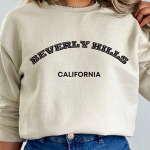 Beverly Hills California Unisex Sweatshirt, 90210 Elite, BH Vibes ...