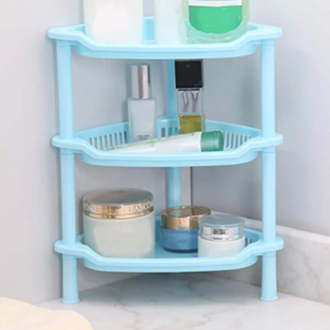 Plastic Bathroom Rack White Storage Unit Minimalist - Etsy