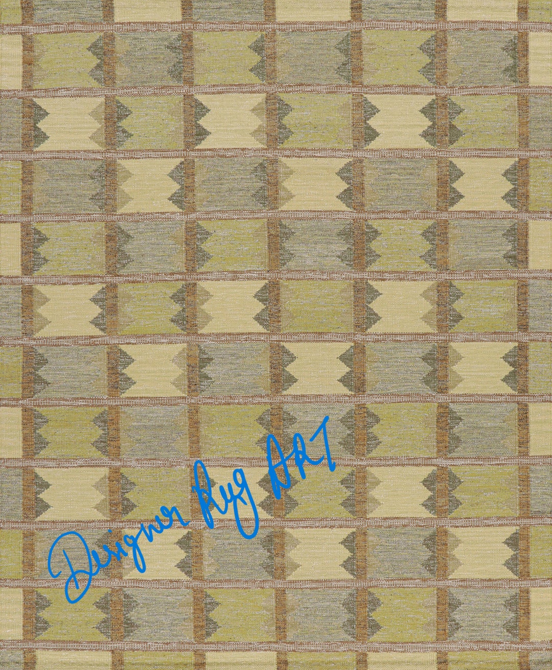 Handwoven Swedish Kilim Rug: Wool & Cotton Flatweave, Nordic Design ...