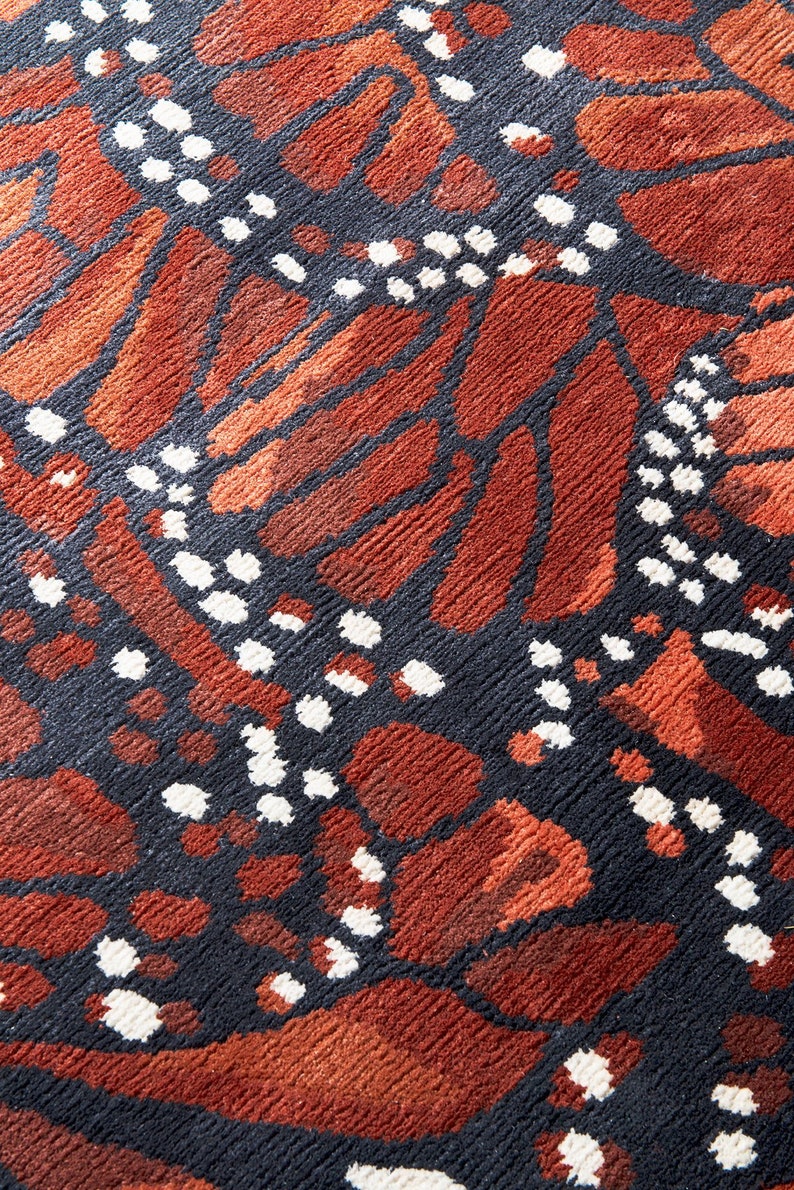 Target Rugs Origin From Nepal Wings Butterfly Tibetan Rug for Home ...