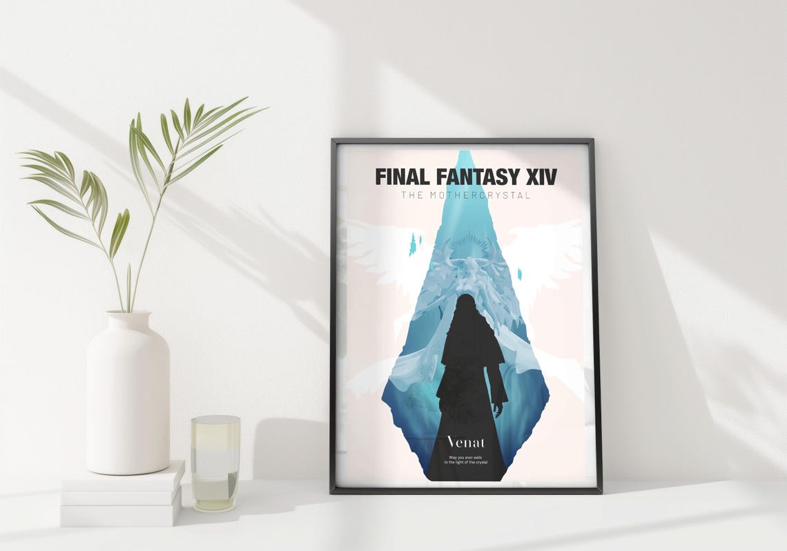 FFXIV Final Fantasy XIV Venat Print | Wall Art | Video Game Poster ...