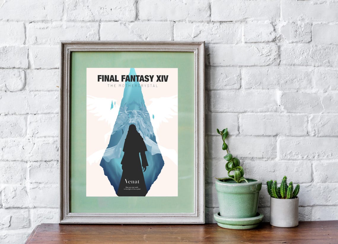 FFXIV Final Fantasy XIV Venat Print | Wall Art | Video Game Poster ...