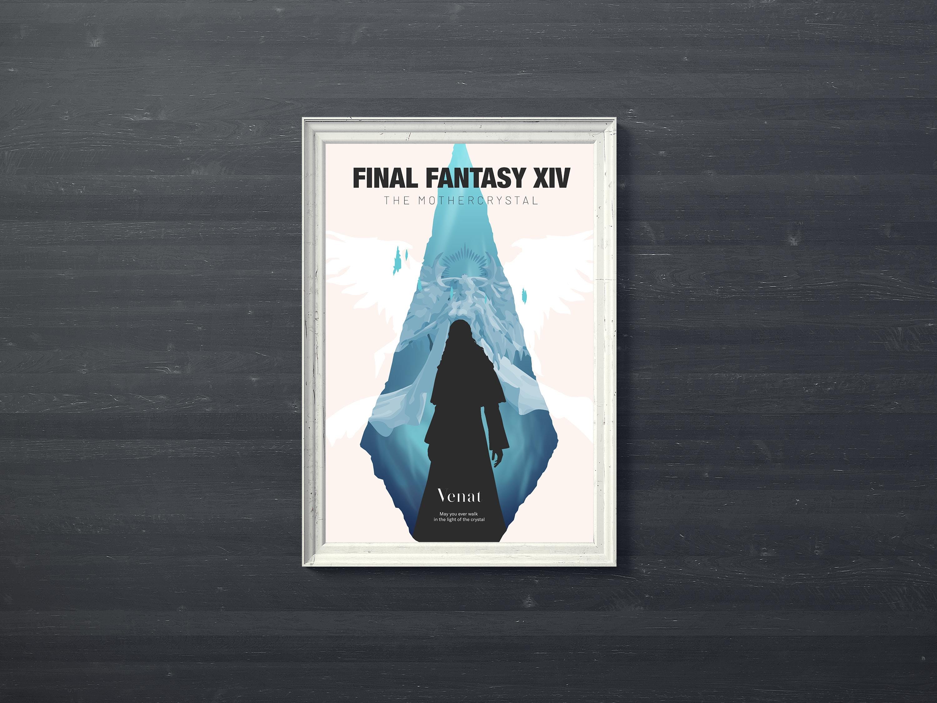 FFXIV Final Fantasy XIV Venat Print | Wall Art | Video Game Poster ...