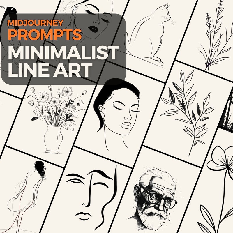 Minimalist Line Art - Etsy