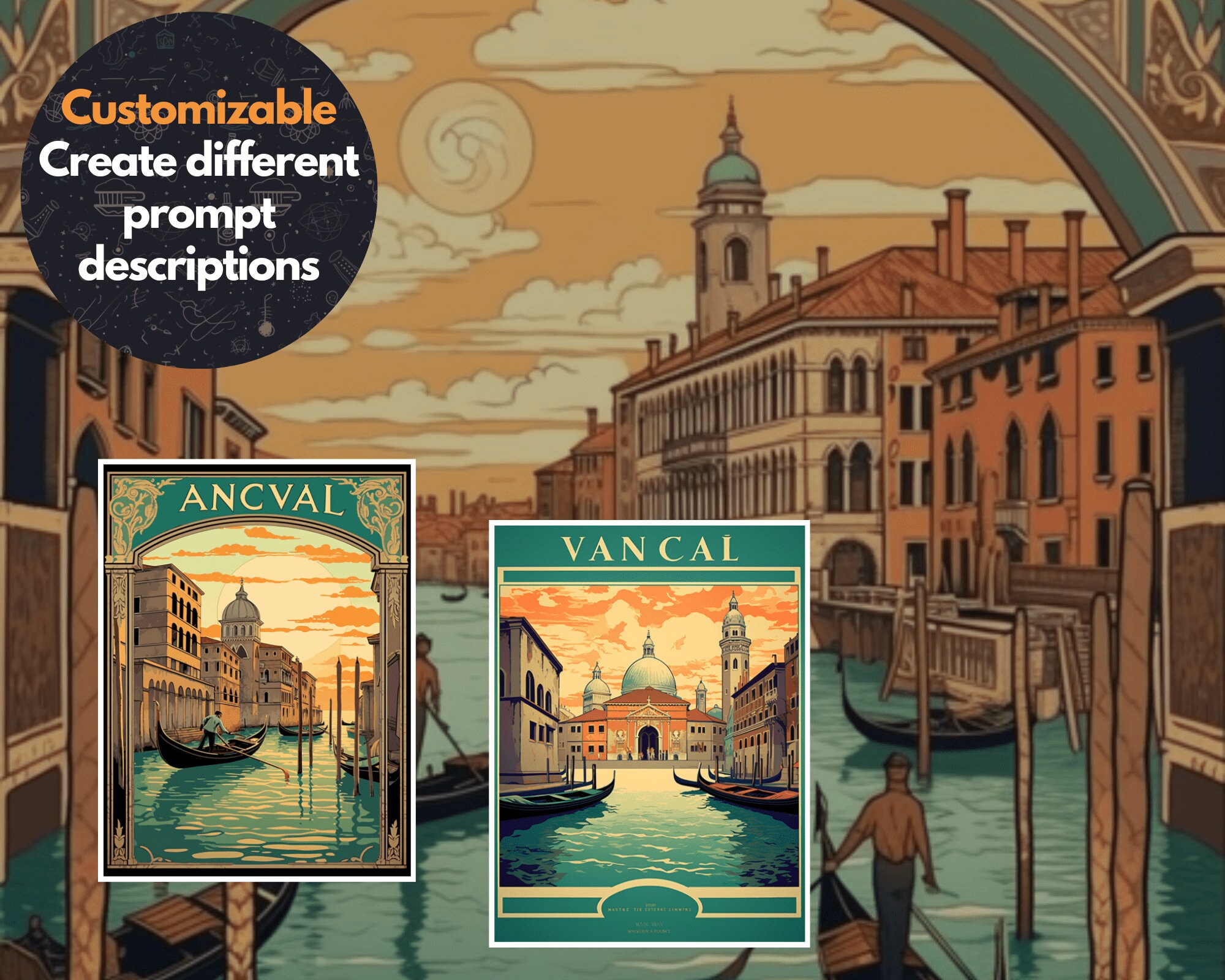 Midjourney Prompt Travel Poster Designer Travel Poster - Etsy