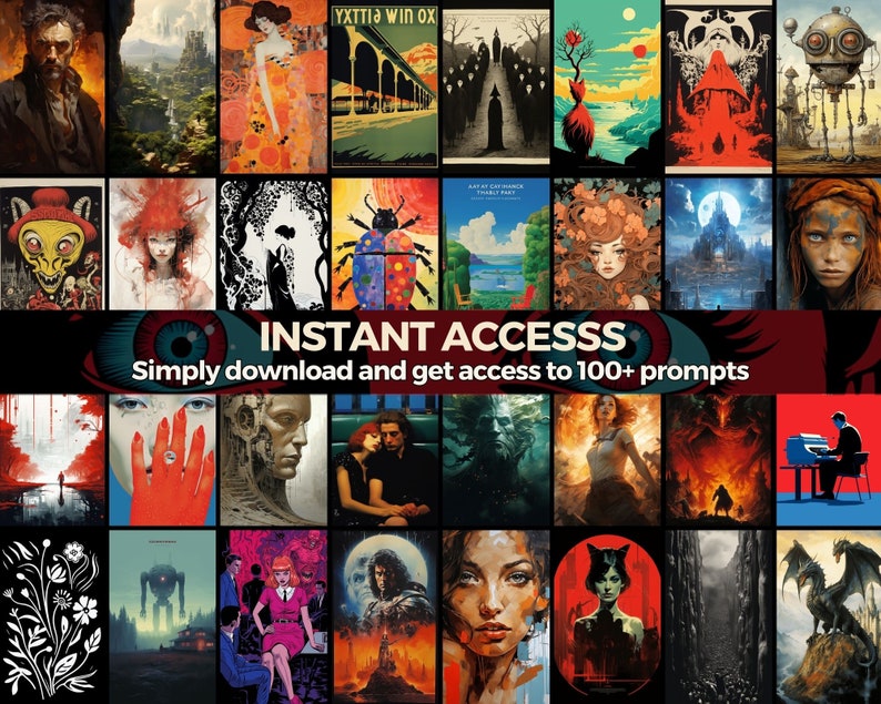 140 Midjourney Prompts for Artist Style Posters, Midjourney Poster ...