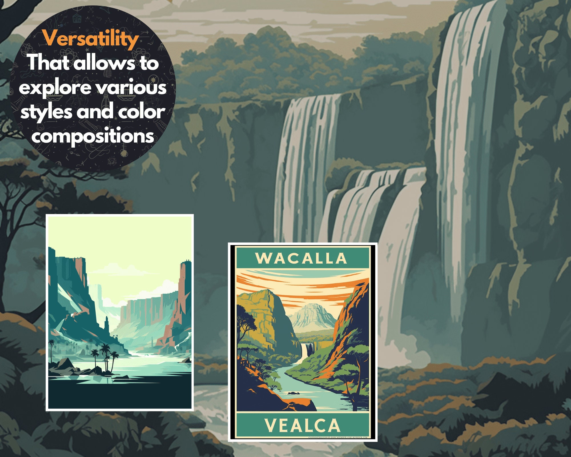 Midjourney Prompt Travel Poster Designer Travel Poster - Etsy