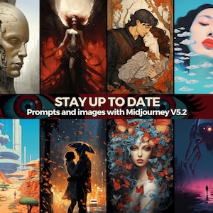140 Midjourney Prompts for Artist Style Posters, Midjourney Poster ...