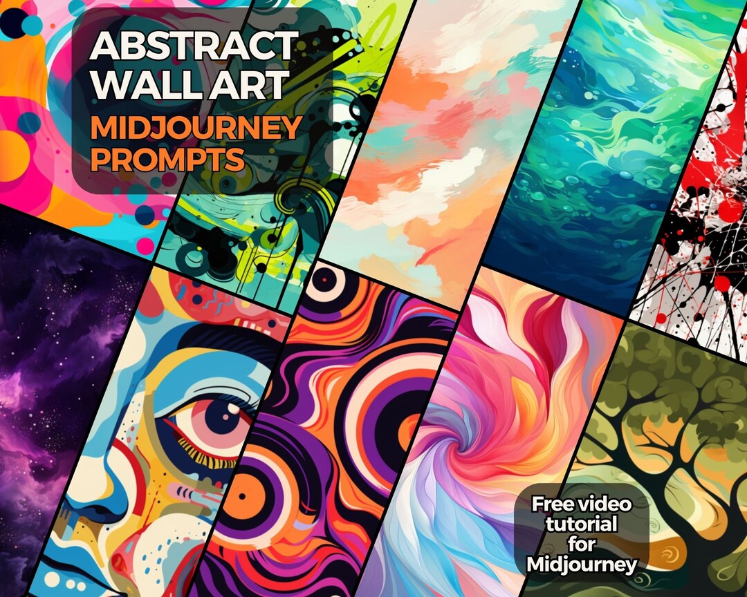 Midjourney Abstract Wall Art Prompts, Midjourney Poster Prompts ...