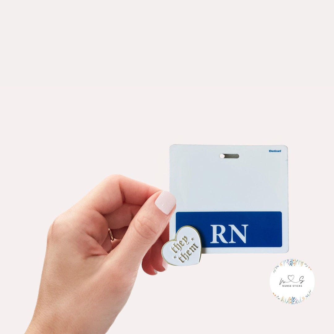 Pronouns Pin They Them Pronouns Badge Pin, LGBTQ Pin, Pronouns Pin ...