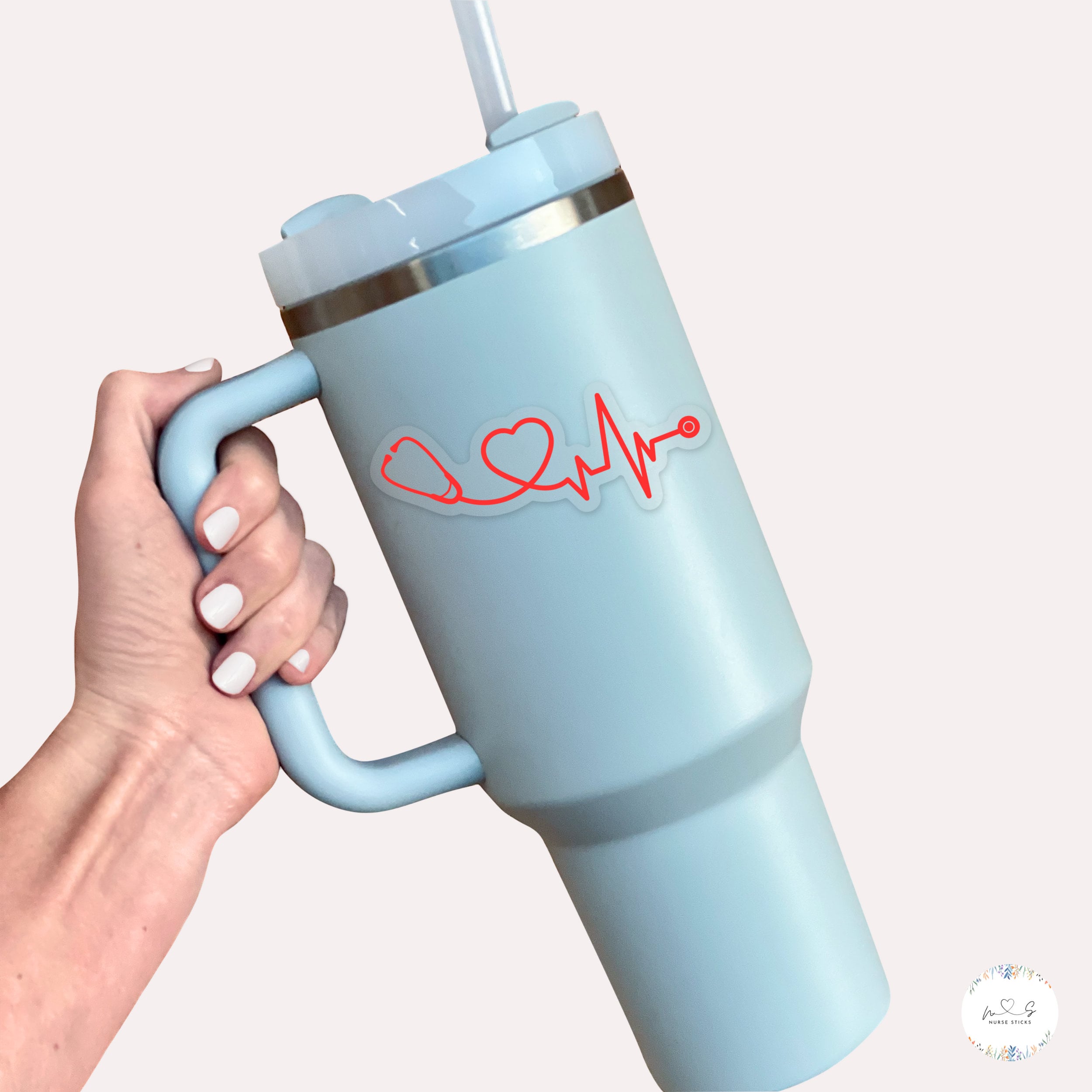 EKG Nurse Sticker Stickers for Nurses, Stethoscope Sticker, Gift for ...