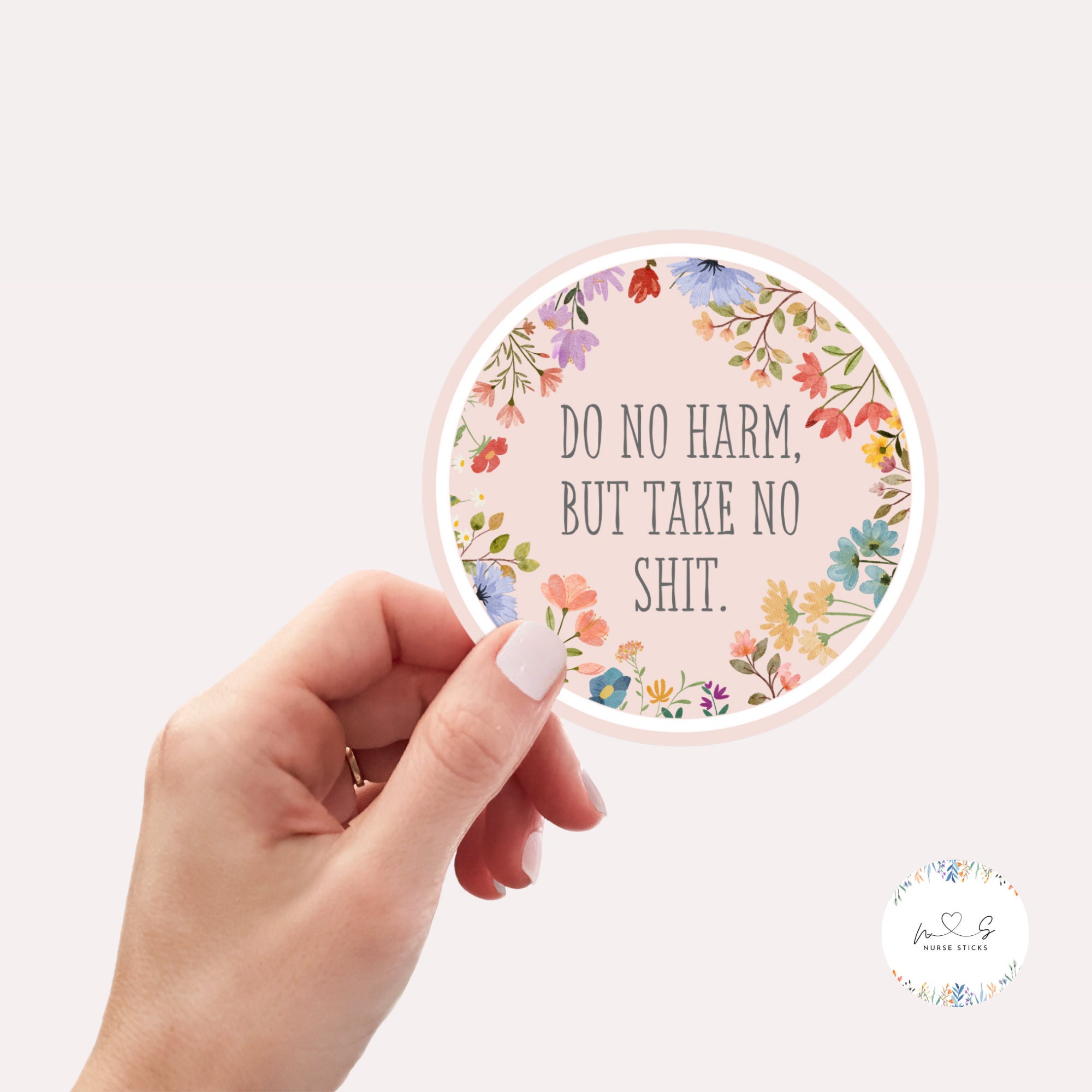Funny Nurse Sticker | Snarky Nurse, Water Bottle Stickers, Healthcare ...