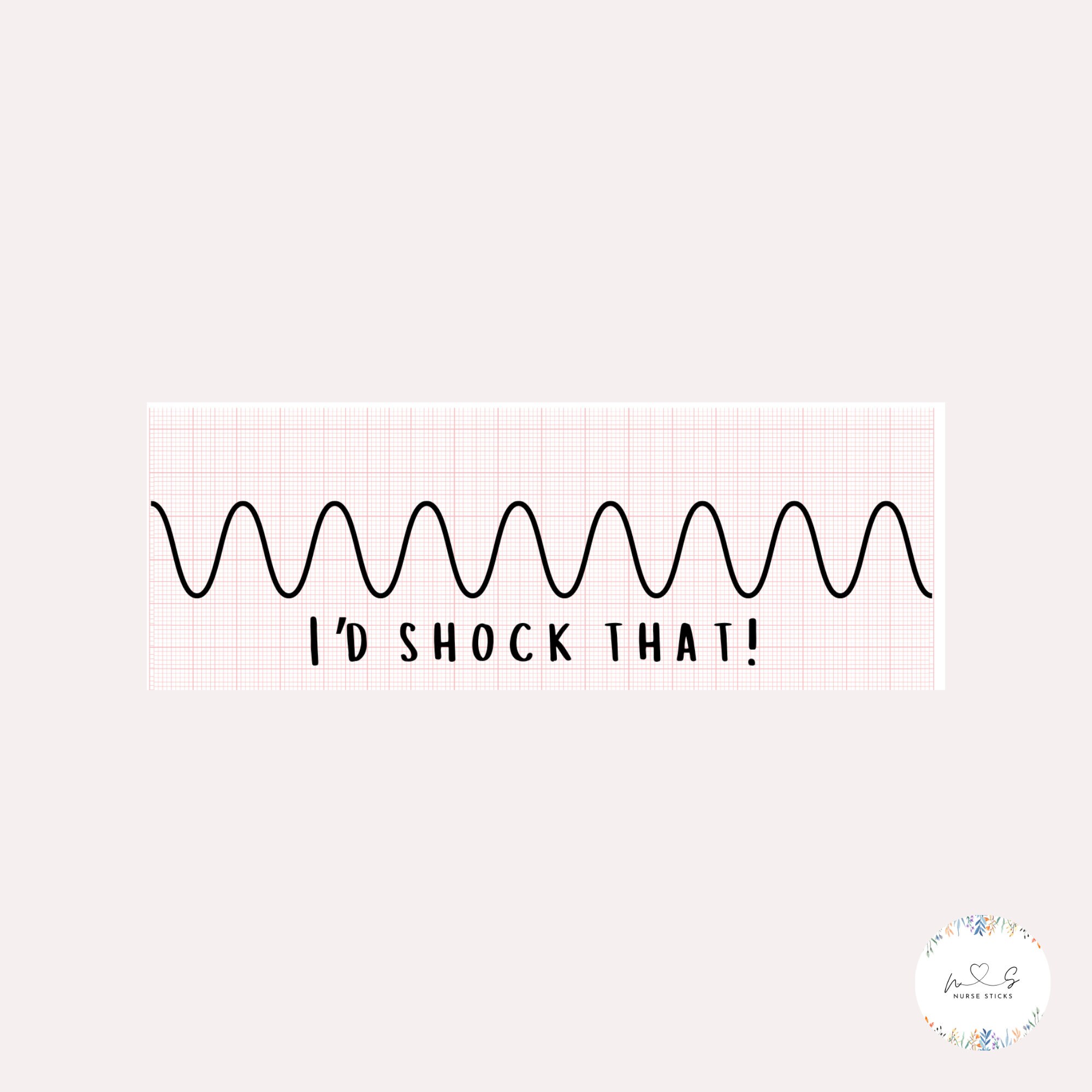 Nurse EKG Sticker Critical Care Nurse, Stickers for Nurses, Cardiac ...
