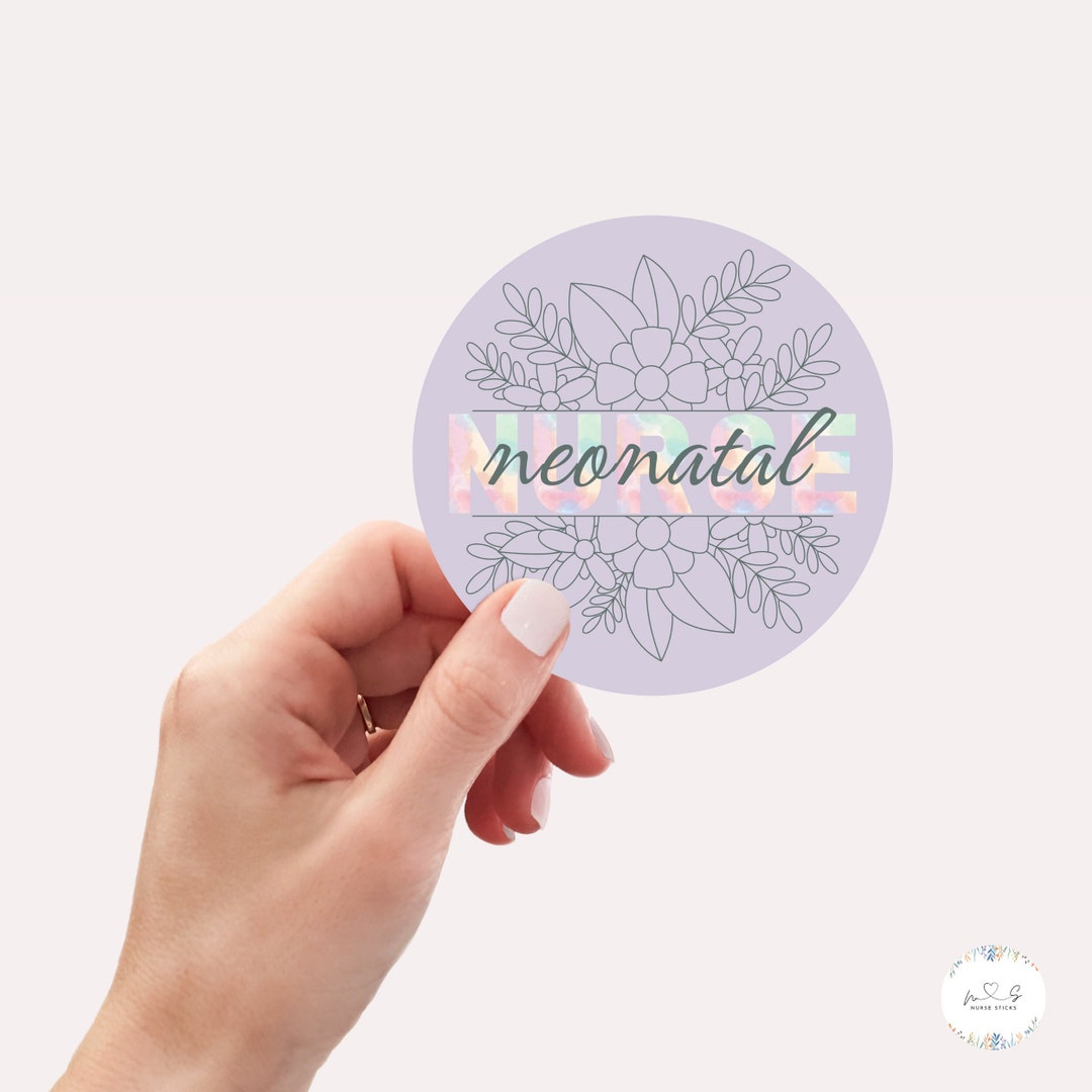 Nurse Sticker | NICU Nurse Sticker, Nursing Sticker, Pediatric Nurse ...