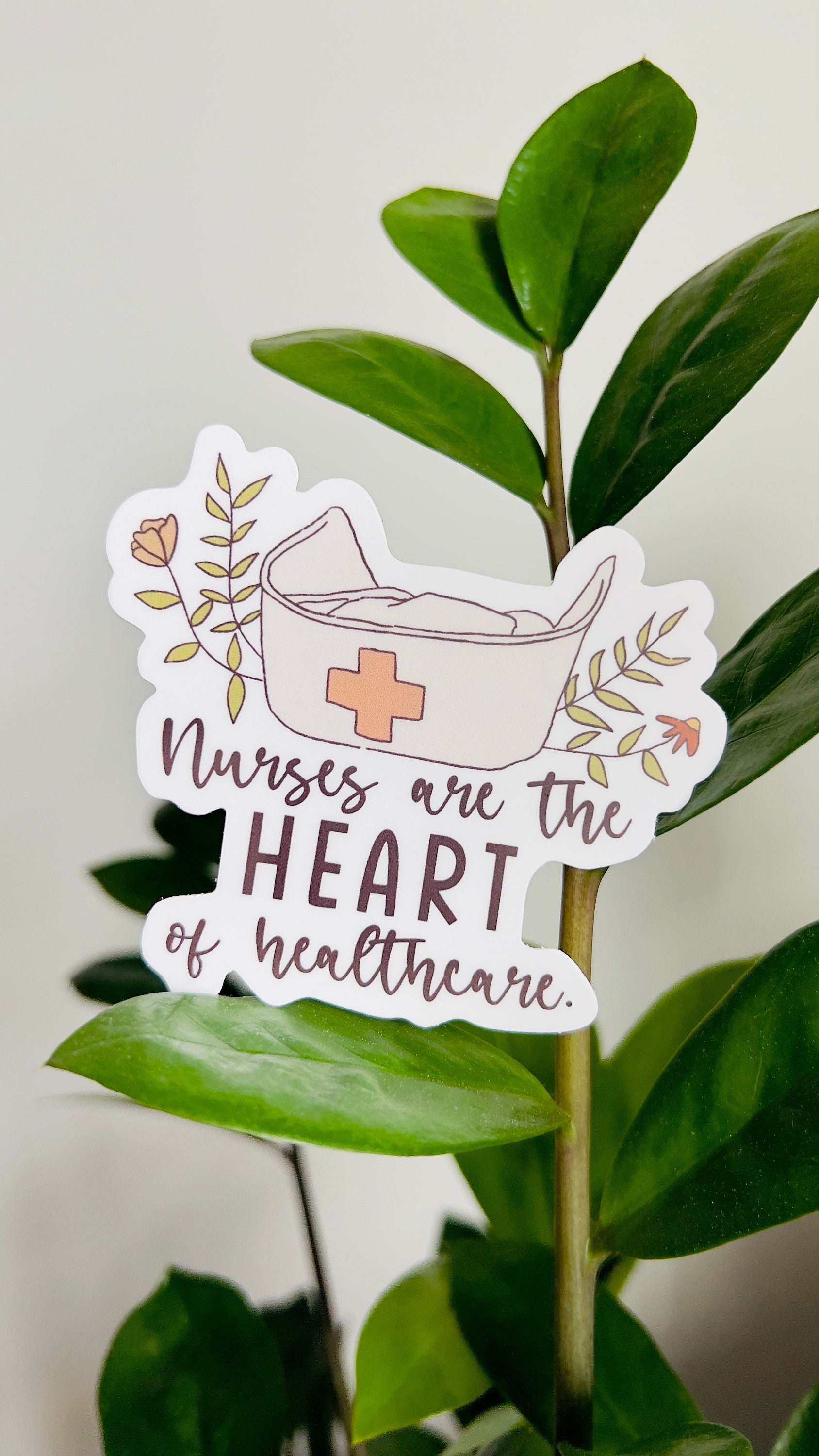 Heart of Healthcare Sticker Nurse Sticker, Nursing Sticker, Healthcare ...