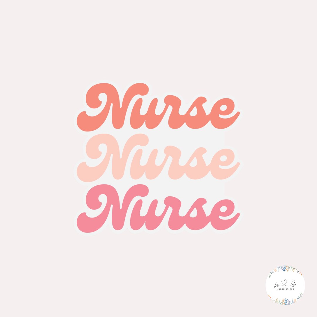 Nurse Sticker| Funny Nurse Sticker, Gift for Nurse, Medical Sticker ...