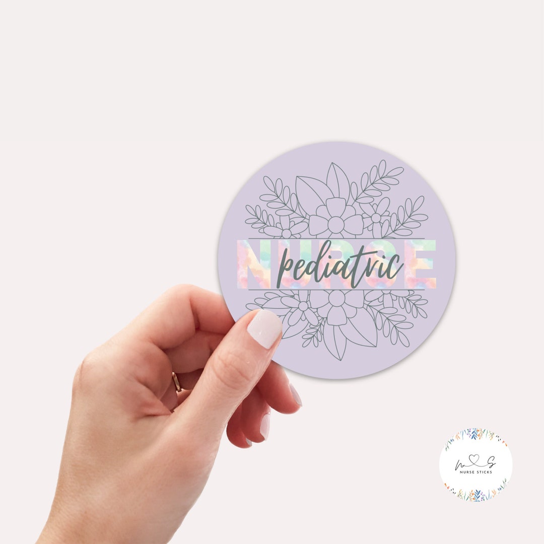 Nurse Sticker Pediatric Nurse Sticker PICU Nurse Sticker - Etsy