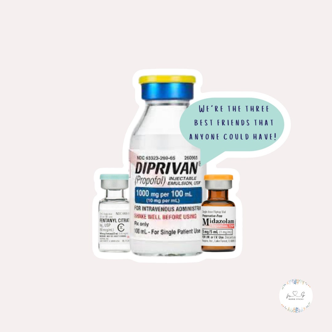 Drug BFF Sticker Funny Nurse Sticker, Snarky Nurse Sticker,stickers for ...