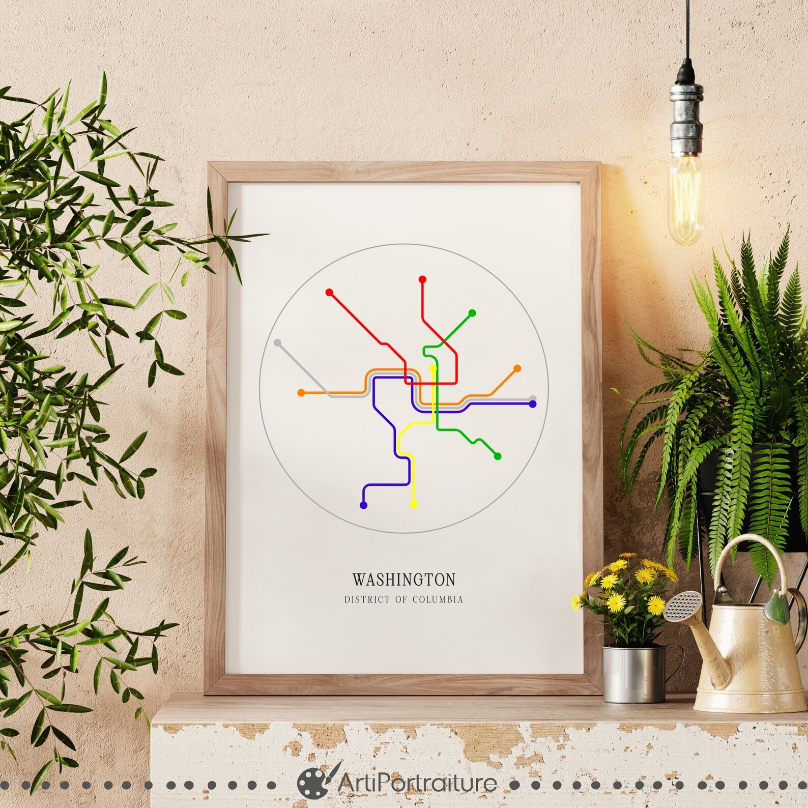 Washington Dc Subway Map, DC Metro Map, District of Colombia Metro ...